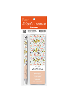Pack Bolígrafo con Marcador de Libro: Mujer Virtuosa – Vidalibros Chile